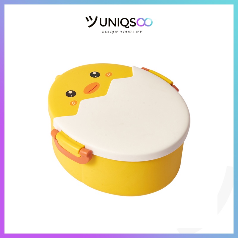 Jual UNIQSOO Lunch Box Lucu bentuk Telur Ayam / Kotak Bekal Anak ...