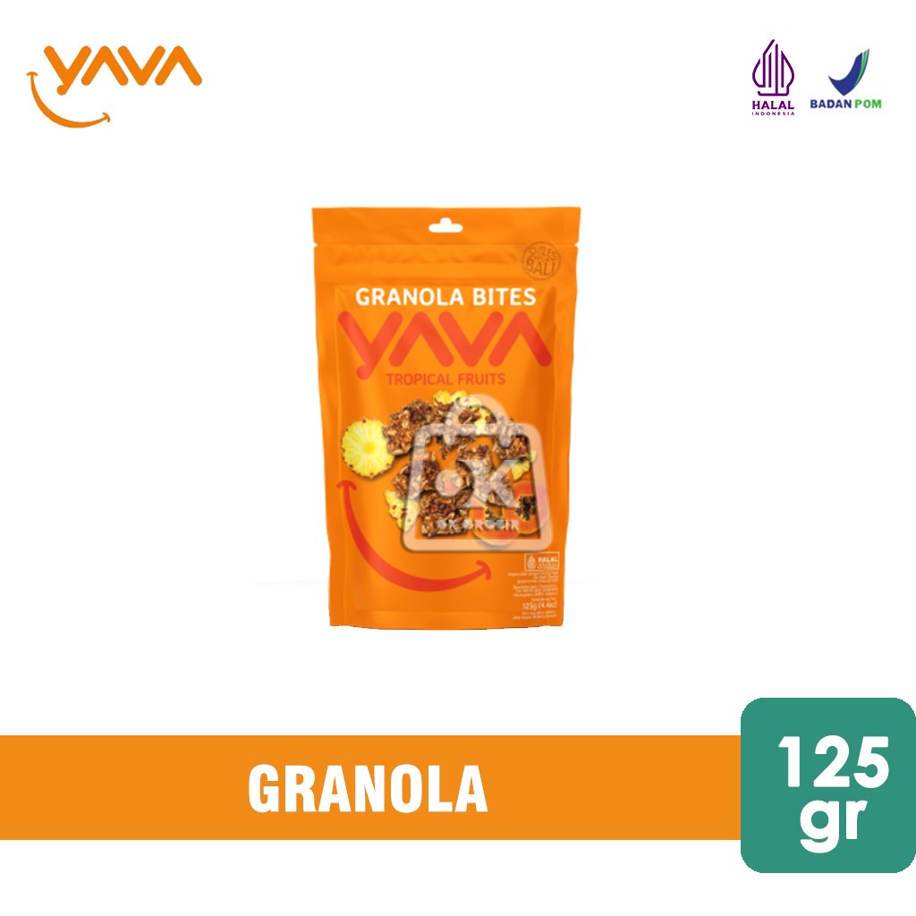Jual Granola Bites YAVA Camilan Snack Granola Tropical Fruit ...