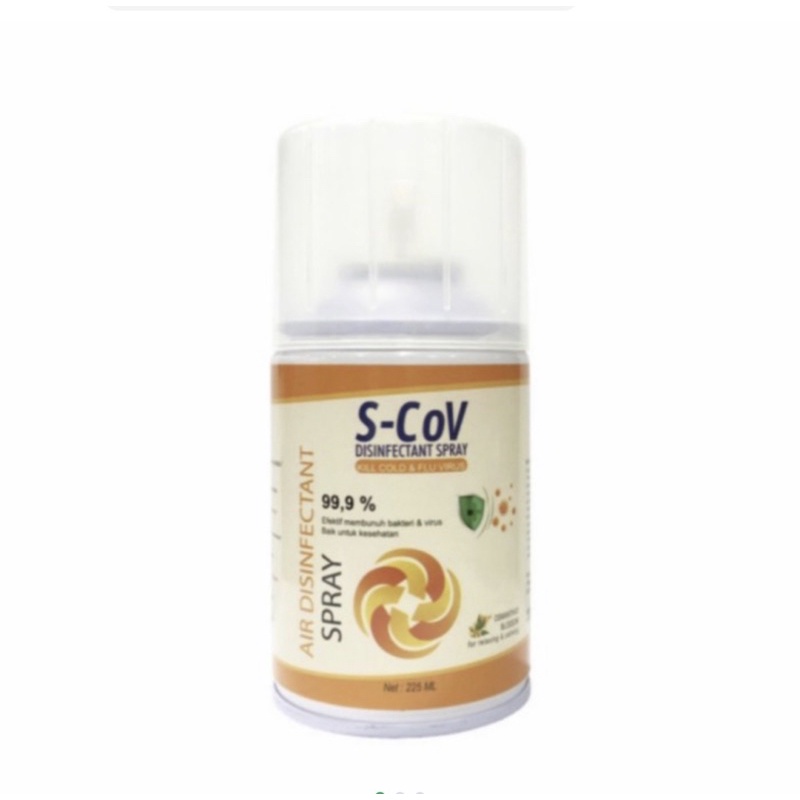 Jual S-COV AIR DISINFECTANT SPRAY PEMBERSIH UDARA FRESH RUANGAN ...