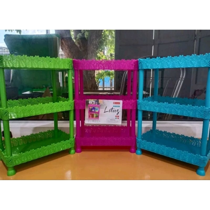 Jual RAK VIDI PLASTIK 3 SUSUN / RAK BUMBU/RAK SERBAGUNA/RAK LOTUS ...