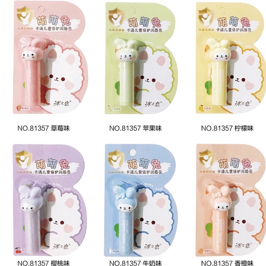 Jual (DELIN) LIP BALM ANAK & DEWASA IMPOR / MOTIF AESTHETIC/KELINCI ...