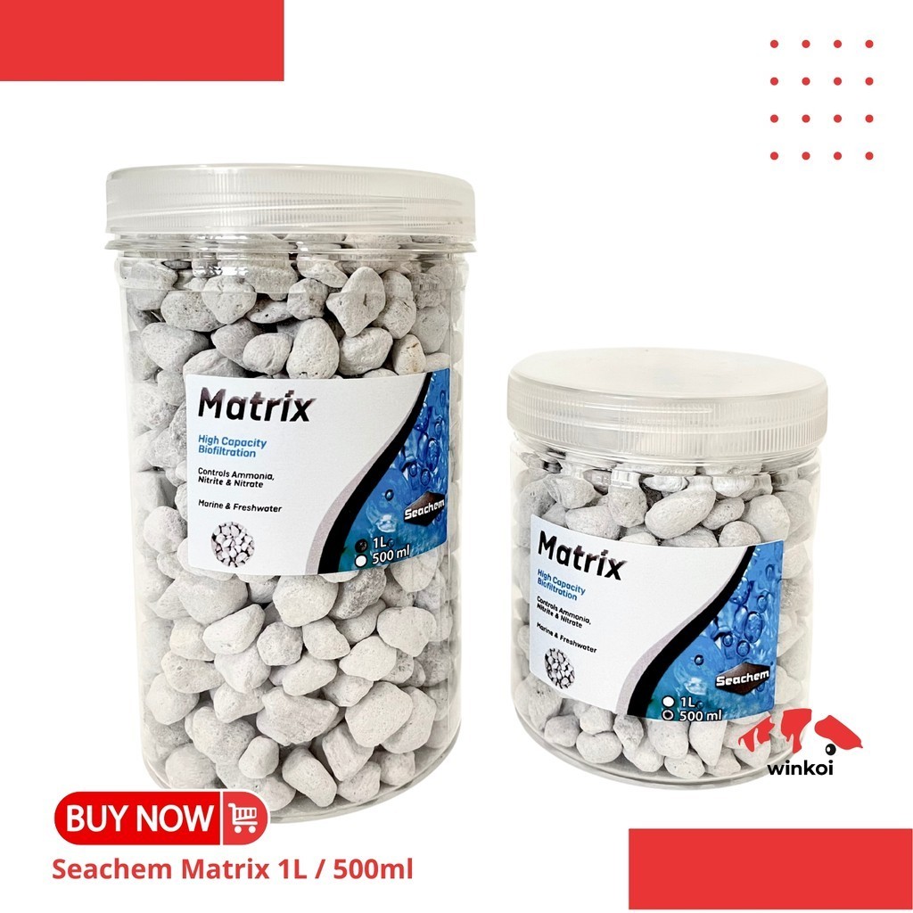 Jual Filter Biologis Rumah Bakteri Seachem Pond Matrix 500ml / 1L Repack | Shopee Indonesia