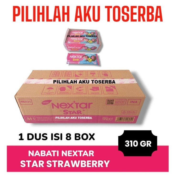 Jual Biskuit NEXTAR STAR Double Cream Strawberry Vanilla - ( HARGA 1 ...
