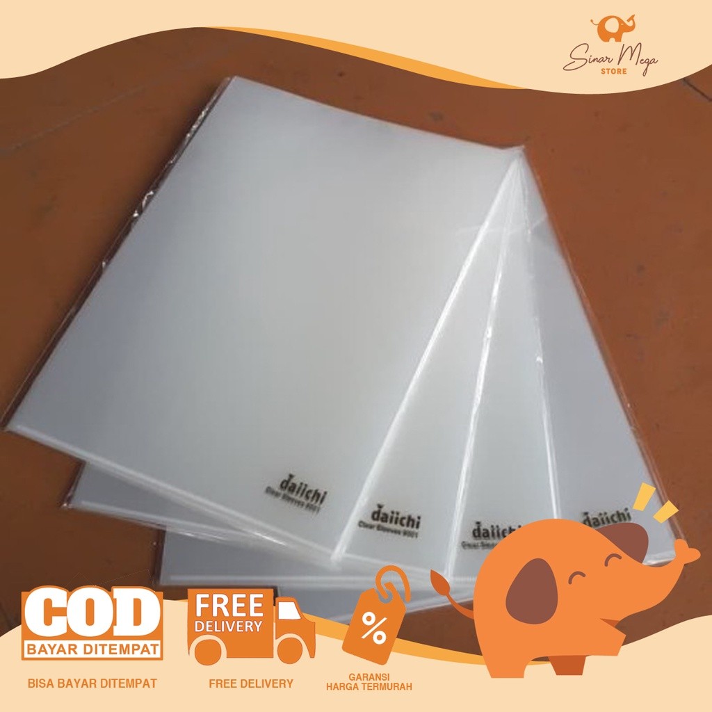 Jual Daiichi Clear Sleeve A4 / Daiichi Folder Map L A4 Transparant ...