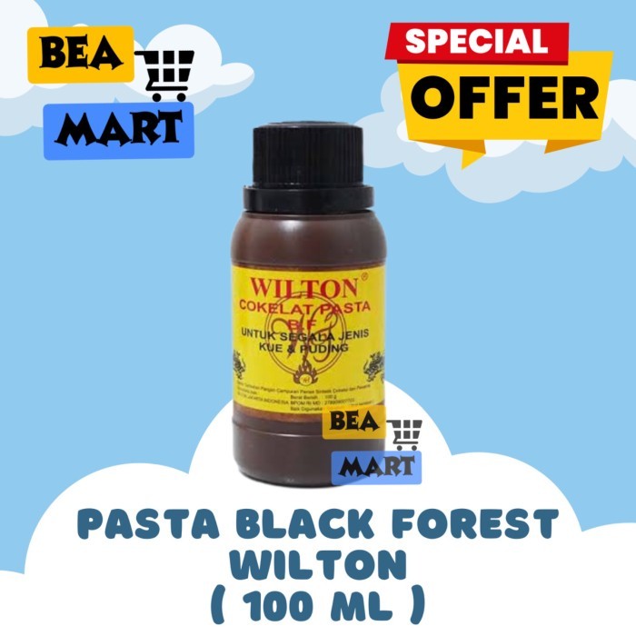 Jual Wilton Coklat Pasta Black Forest BF 100ml 100gr | Perisa Perasa ...