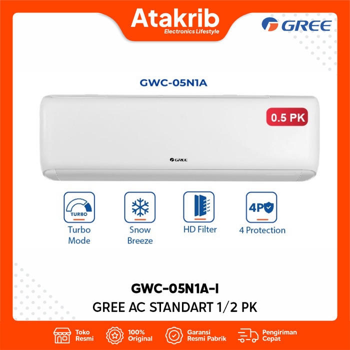 Jual GREE AC STANDART 1/2 PK GWC-05N1A-I / GWC-05N1A N1A Series ...