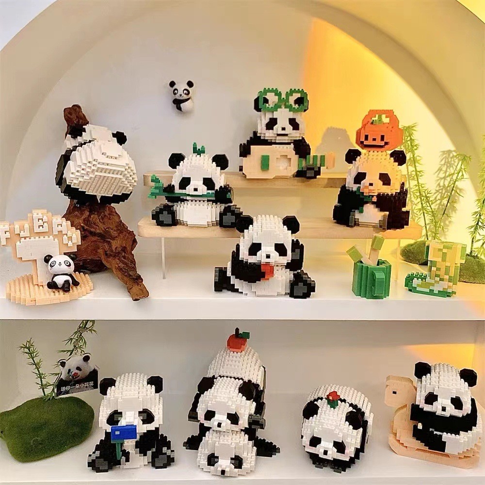 Jual Panda Building Blocks for Children 6 To 10 Years Boys Girls Gifts ...