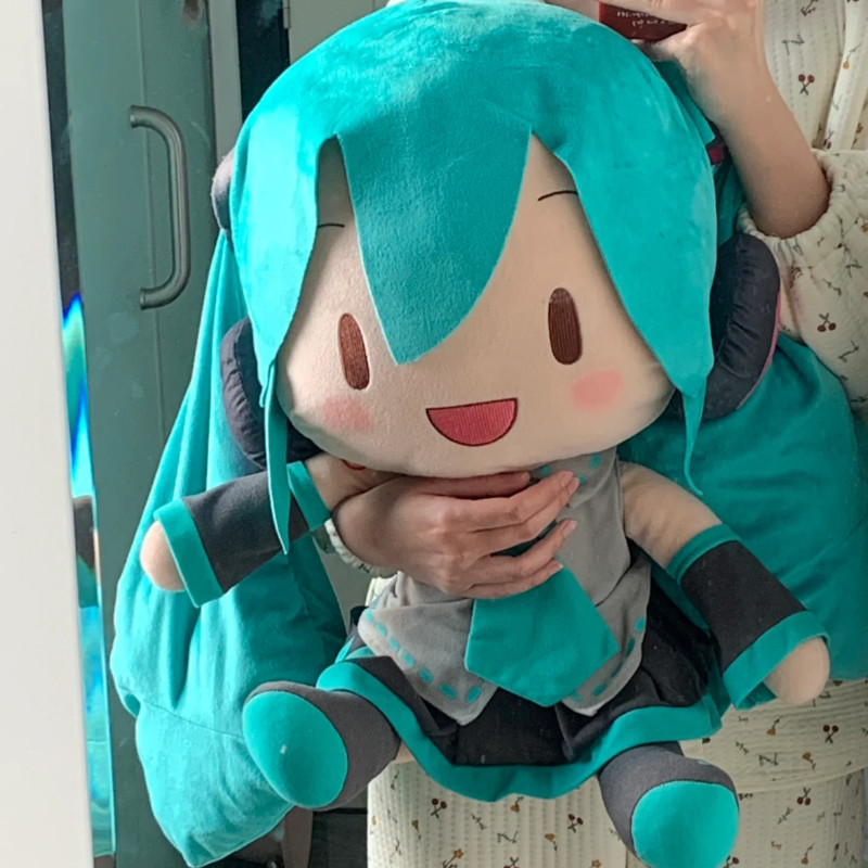 Jual 50cm Big Size Hatsune Miku Fufu Series Plush Doll Kawaii SEGA ...