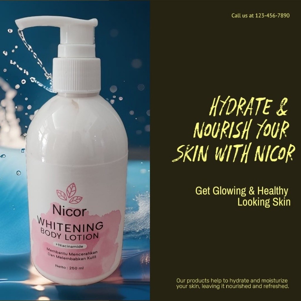 Jual Harum dan Mudah Diserap Kulit !!! NICOR Body Serum Brightening ...