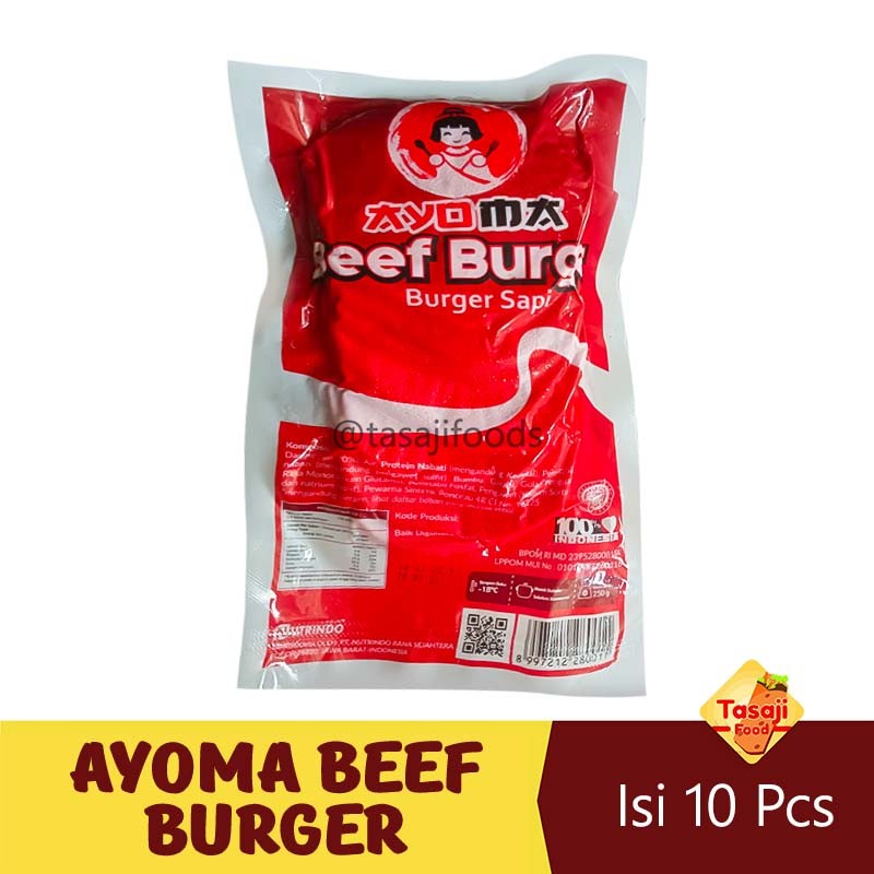Jual Ayoma Beef Burger 250gr Isi 10 Pcs | Shopee Indonesia