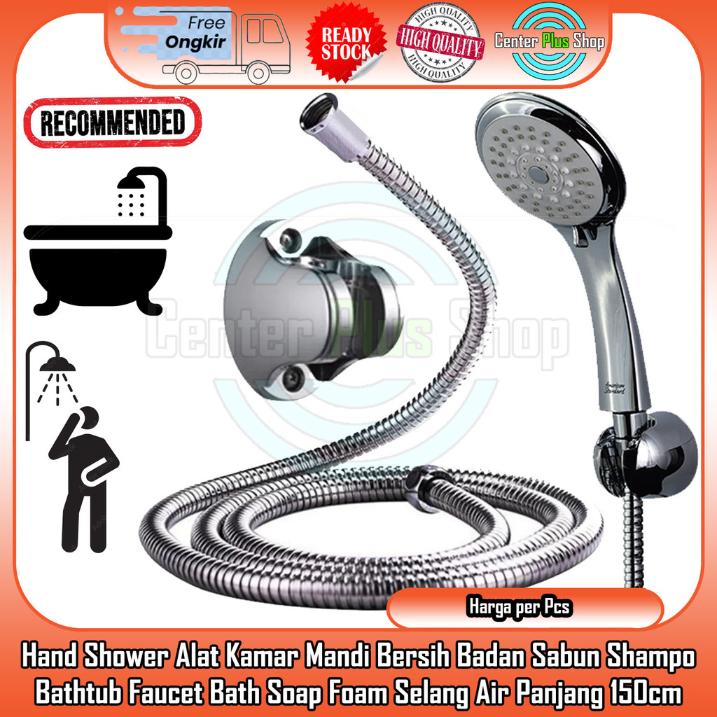 Jual Hand Shower Set 5 Kecepatan Panjang 150Cm Speed Semprot Sembur ...