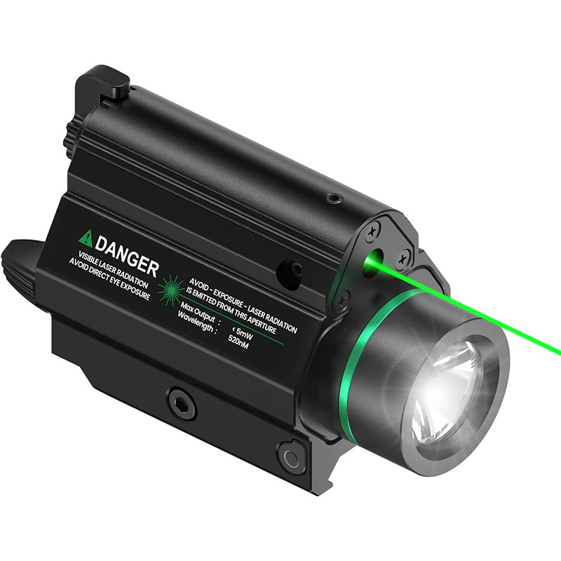 Jual 1000 Lumen Weapon Light Flashlight Green/Red Laser Light Combo LED ...
