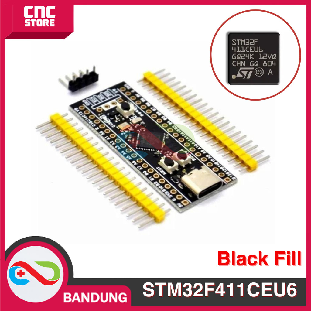 Jual STM32F411CEU6 MicroPython STM32 F4 Core Development Board STM32F4 ARM 84Mhz USB C | Shopee ...