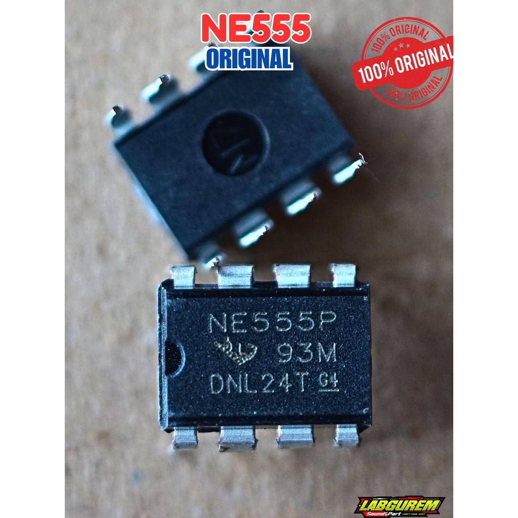 Jual NE555 NE555P DIP-8 IC CLOCK TIMER AND OSCILLATORS | Shopee Indonesia