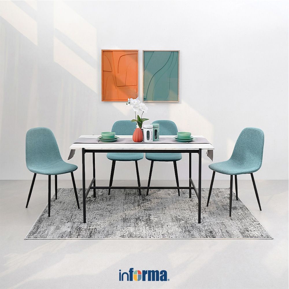 Jual Informa Informa Jordie Celia Set Meja Makan 4 Kursi Dining Table ...