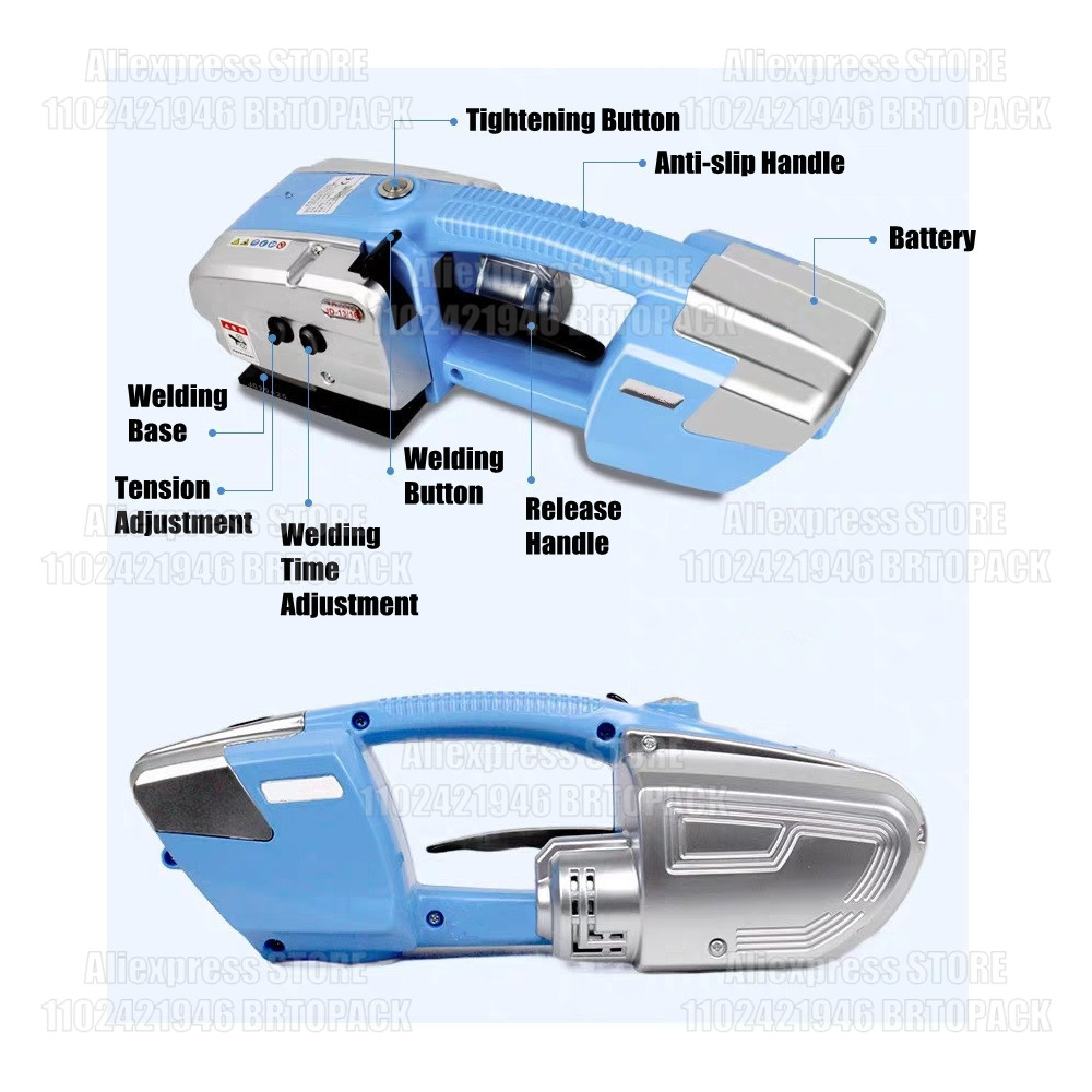 Jual Portable Electric Strapping Machine Battery Strapping Tool ...