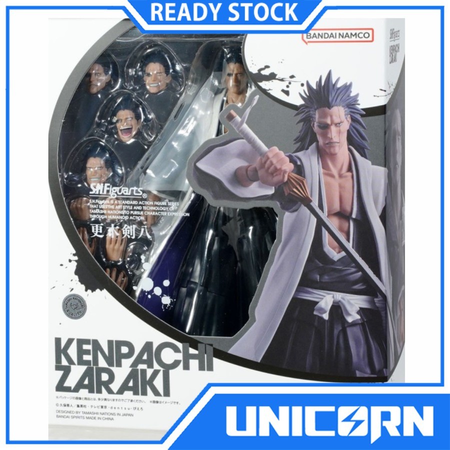 Jual SHF Kenpachi Zaraki Bleach Bandai / 1/12 Figure / Tamashii Nations ...