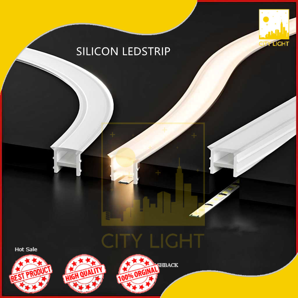 Jual Cover Silicon PUTIH 10x10 12x10 15x10 16x10mm Led Strip Pelindung ...