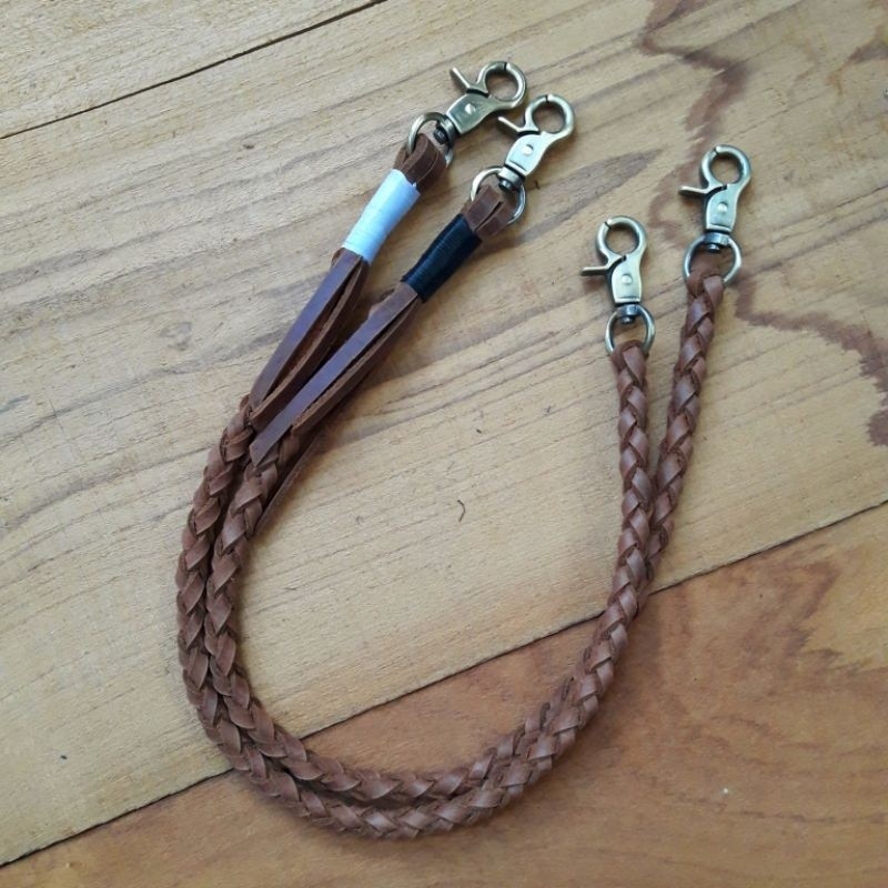 Jual Tali Dompet Kulit Sapi Anyaman Kait Panjang 50cm | Shopee Indonesia