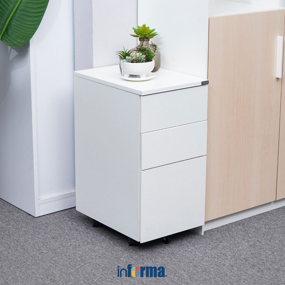 Jual Informa Leroy Laci Kantor 3 Tingkat - Putih Laci Kabinet Dokumen ...