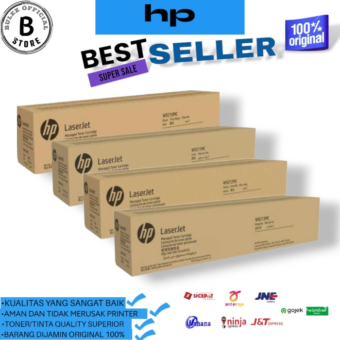 Jual Toner HP W9210MC-W9211MC-W9212MC-W9213MC Black Dan Color ORIGINAL ...