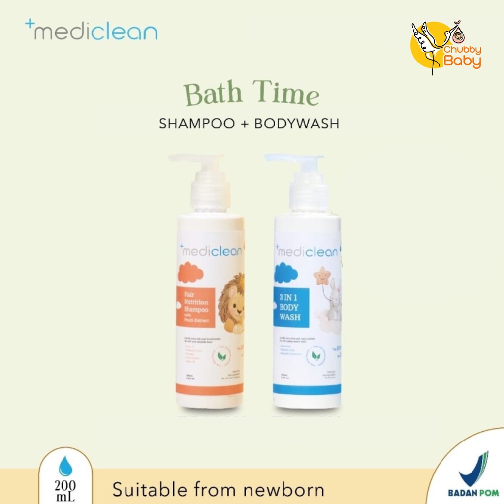 Jual Mediclean 3in1 Body Wash | Hair Nutrition Shampoo 200ml | Shopee ...