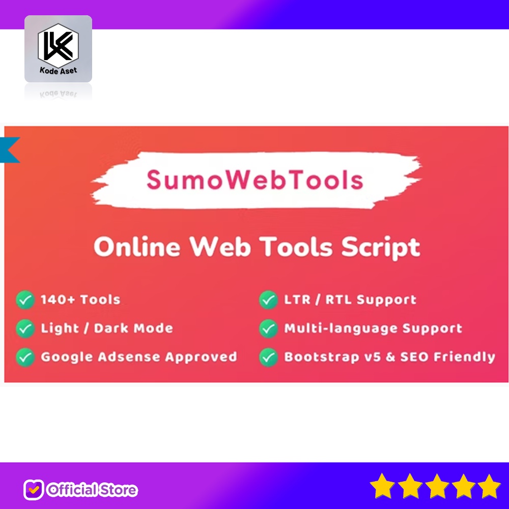 Jual SOURCE CODE APLIKASI SUMOWEBTOOLS - ONLINE WEB TOOLS SCRIPT BY ...