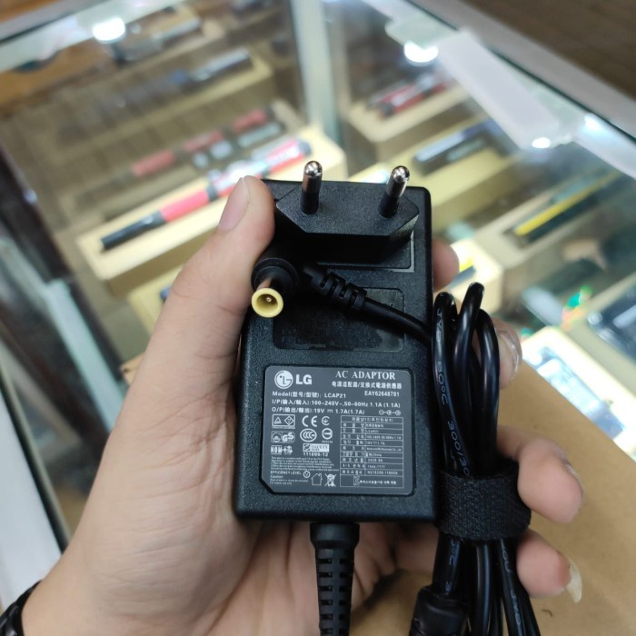 Jual Charger Adaptor LG Monitor/charger TV led/lcd LG 19V - 1.7A NEW DC ...