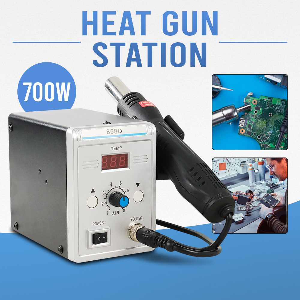 Jual SUMSOUR Blower Solder Uap Heat Gun Hot Soldering Digital with ...