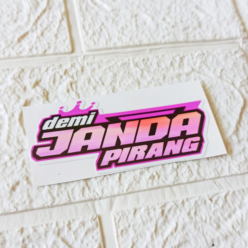 Jual STIKER VIRAL DEMI JANDA PIRANG | Shopee Indonesia