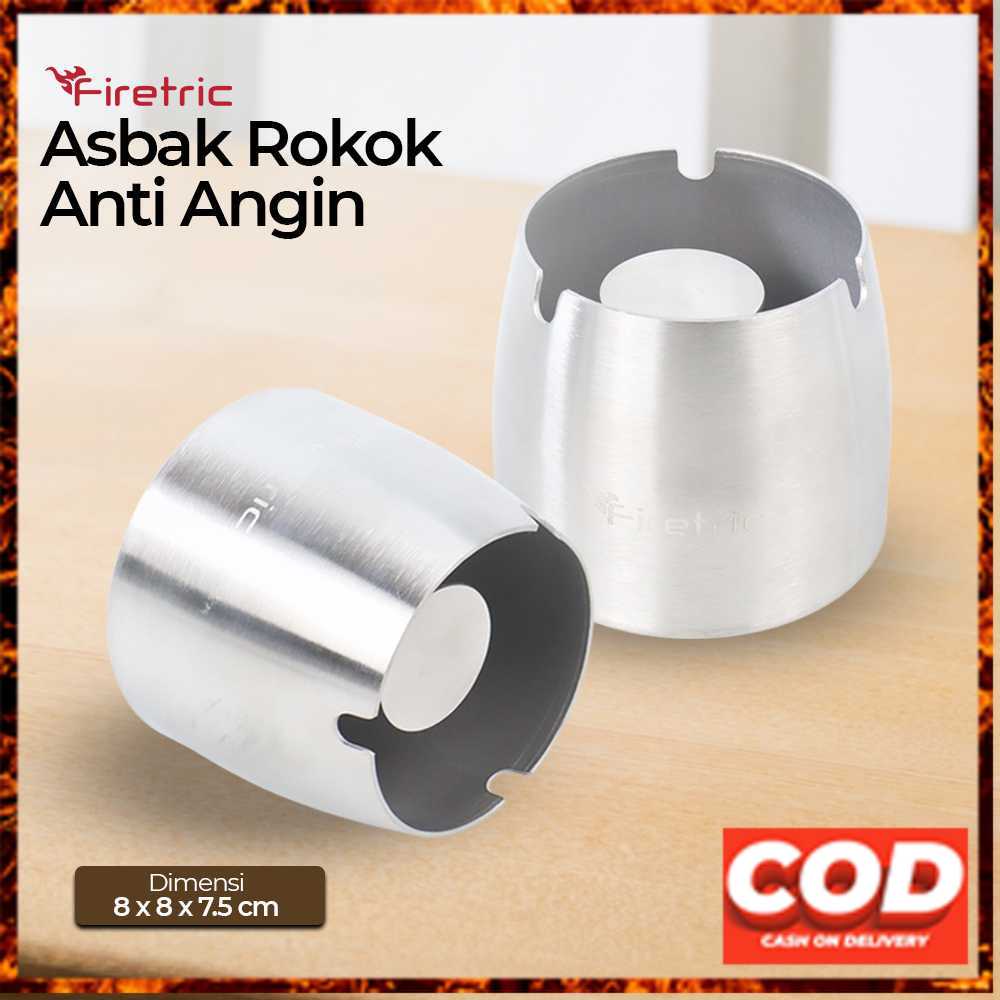 Jual Firetric Asbak Rokok Anti Angin Cone Cylinder Stainless Steel ...