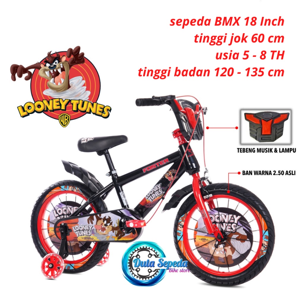 Jual sepeda BMX anak laki laki 18 inch 5 sampai 7 tahun | Shopee Indonesia