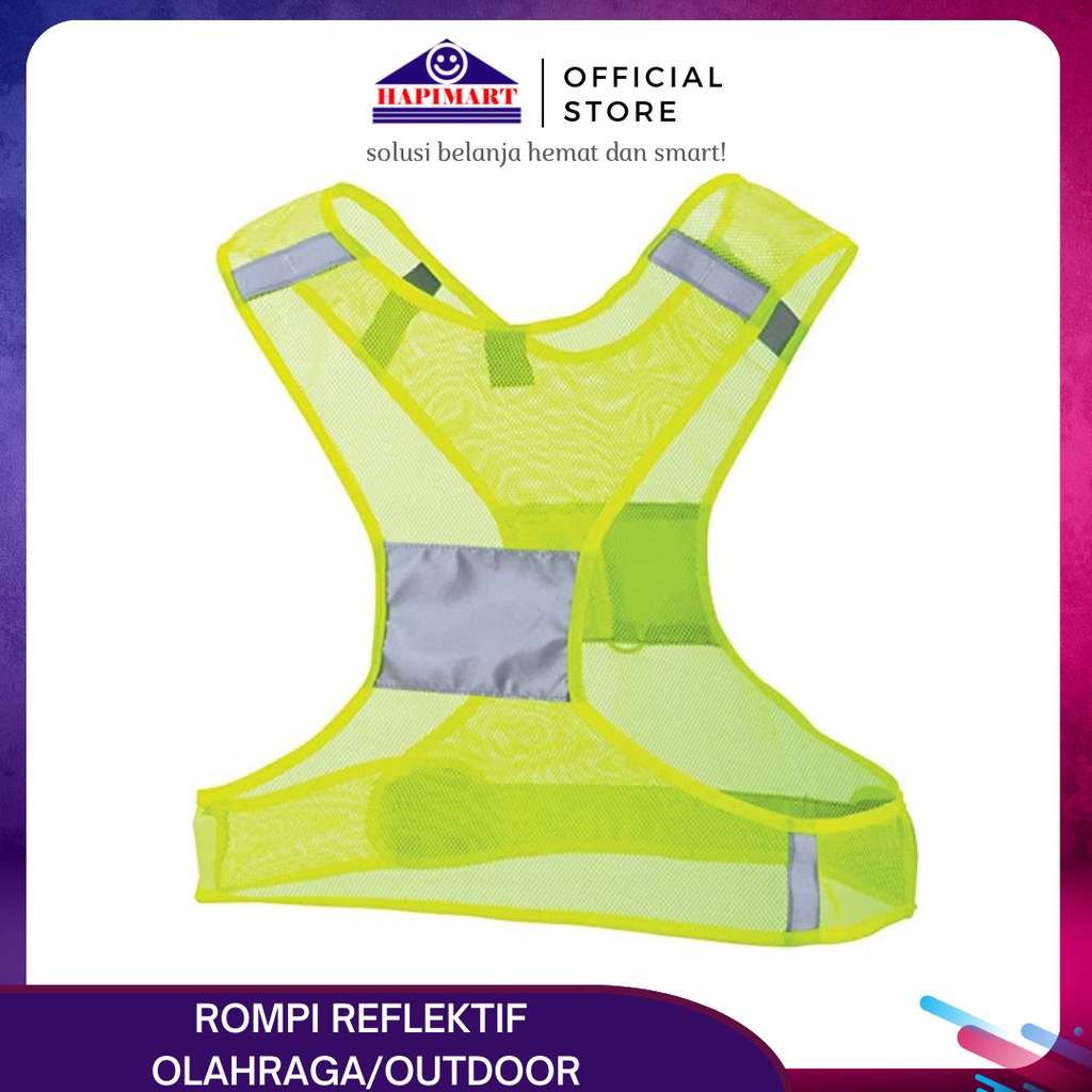 Jual Rompi Reflektif Olahraga/Aktivitas Outdoor Unisex Visibilitas ...