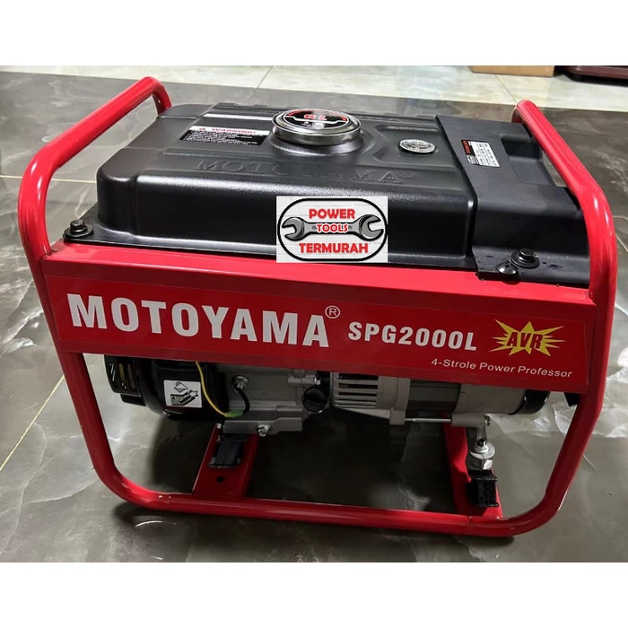 Jual Generator MOTOYAMA SPG 2000L 4 Tak Genset 1000 Watt Bensin Listrik | Shopee Indonesia