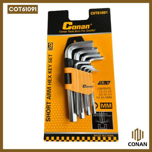 Jual CONAN [COD] KUNCI L SET 9PCS ORIGINAL / HEX KEY CRV COT61091 ...