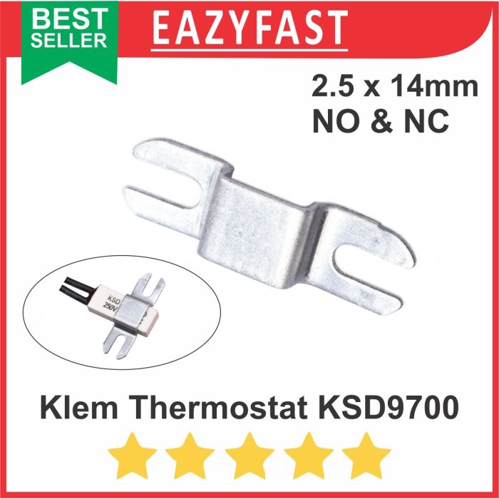 Jual Klem Bracket Thermostat KSD9700 Socket Jepit Sensor Suhu Bimetal Clamp | Shopee Indonesia