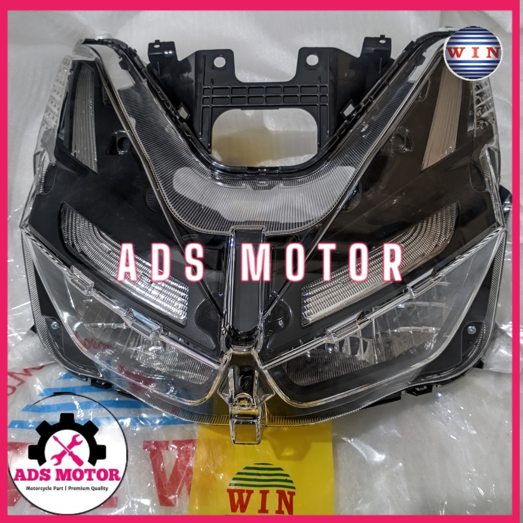 Jual Lampu Depan + LED Vario 160 CBS / ABS 2022 2023 | reflektor headlamp WIN | head lamp light ...