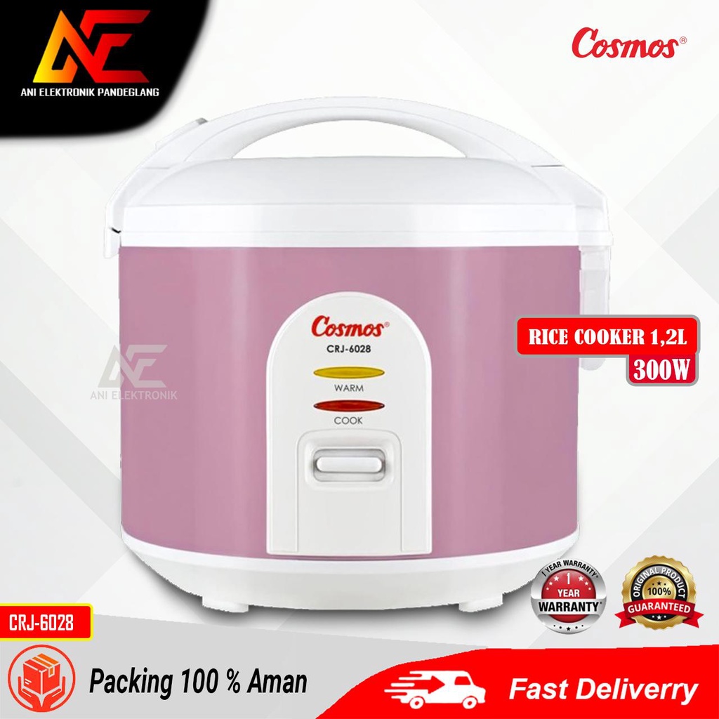 Jual COSMOS Rice Cooker CRJ - 6028 1.2 Liter Harmond Pastella Listrik ...