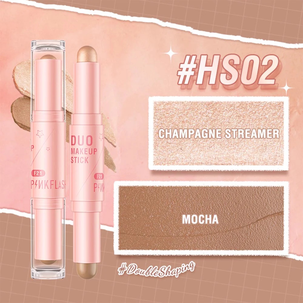 Jual PINKFLASH DUO MAKEUP STICK PF-F21 - HS02 | Shopee Indonesia