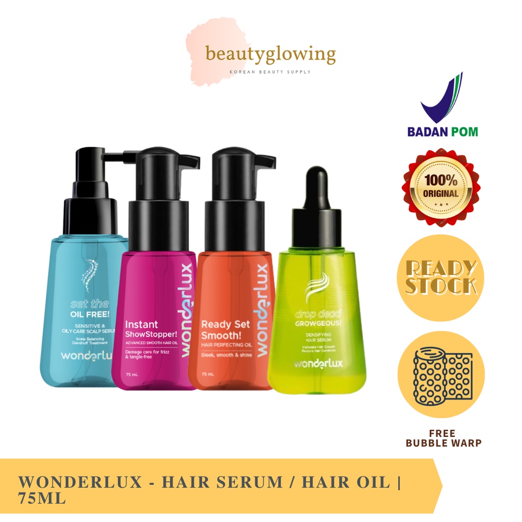 Jual Wonderlux HAIR SERUM / HAIR OIL / Wonderlux Instant Showstopper ...