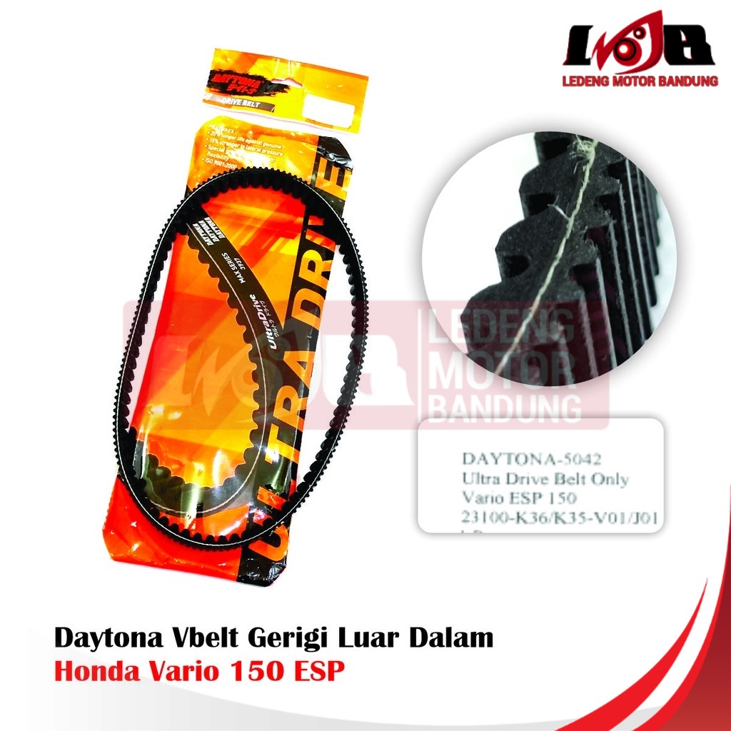 Jual Daytona Vanbelt Vario 150 ESP K59 Gerigi Luar Dalam Vbelt 5042 ...