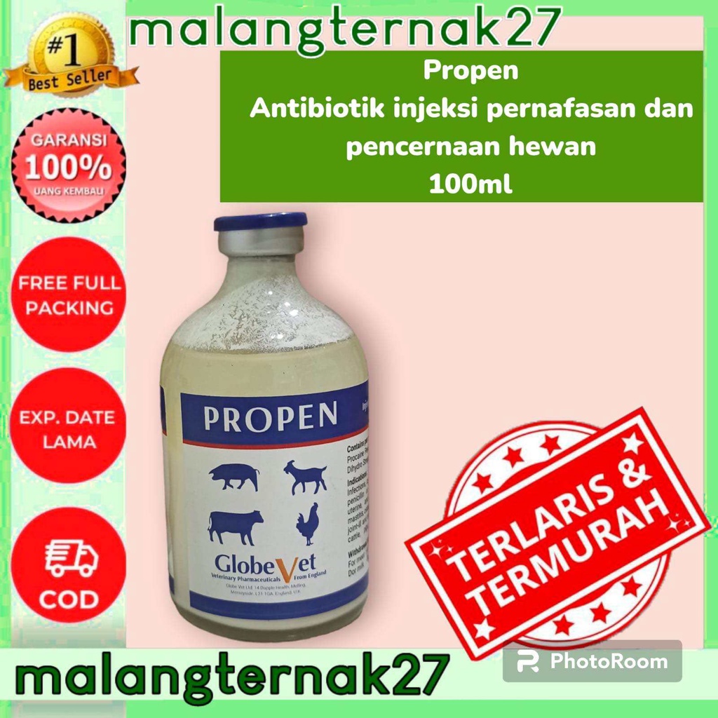 Jual Propen pengganti Penstrep procaben 100 ml Obat Injek mastitis ...