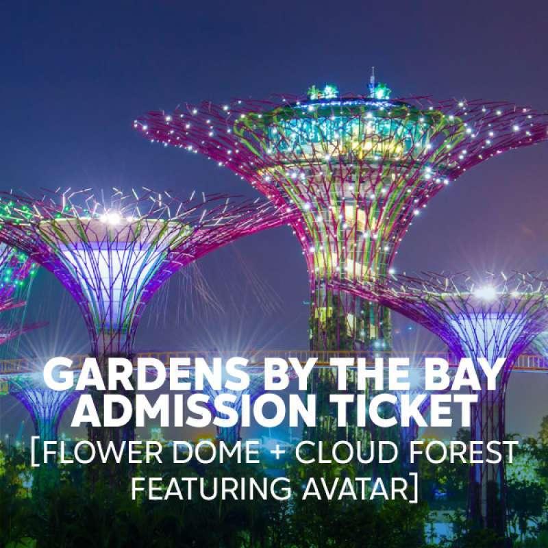 Jual Gardens by the Bay Singapore Admission TIcket (Flower Dome + Cloud ...