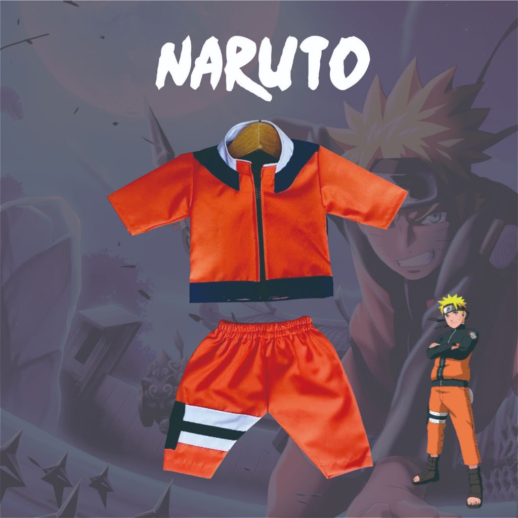 Jual Kostum Naruto Free Headband Baju Anak Cosplay Anime Kartun Jepang ...