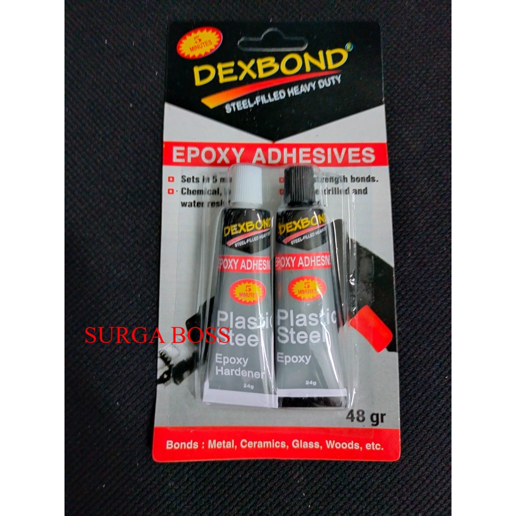 Jual LEM EPOXY ADHESIVE / LEM BESI 5 MENIT merk DEXBOND | Shopee Indonesia