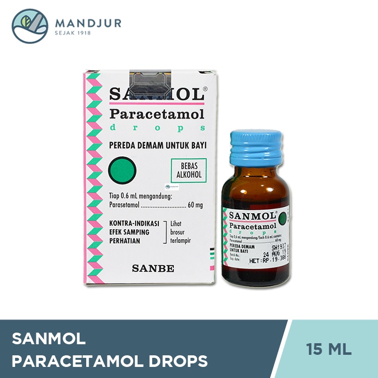 Jual Sanmol Paracetamol Drops (Sanmol Paracetamol Tetes) | Shopee Indonesia