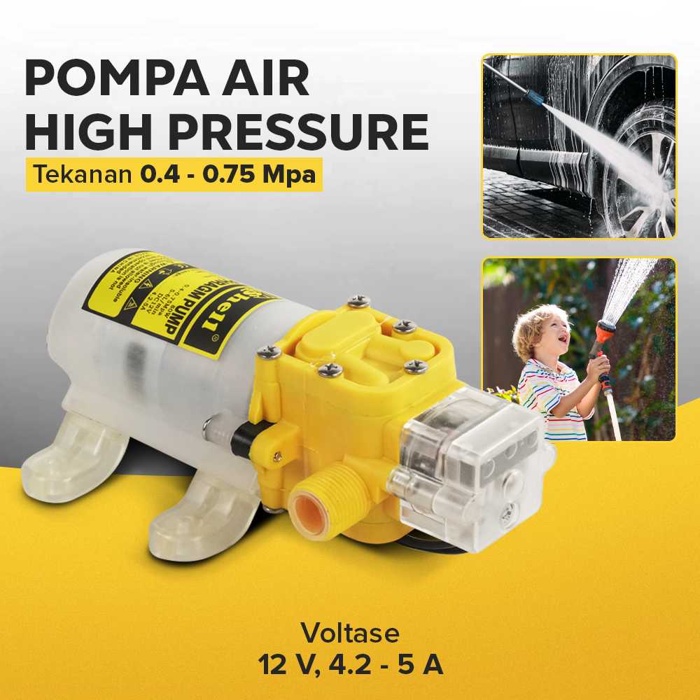 Jual Mesin Pompa Air High Pressure Car Washing Water Diaphragm Pump ...