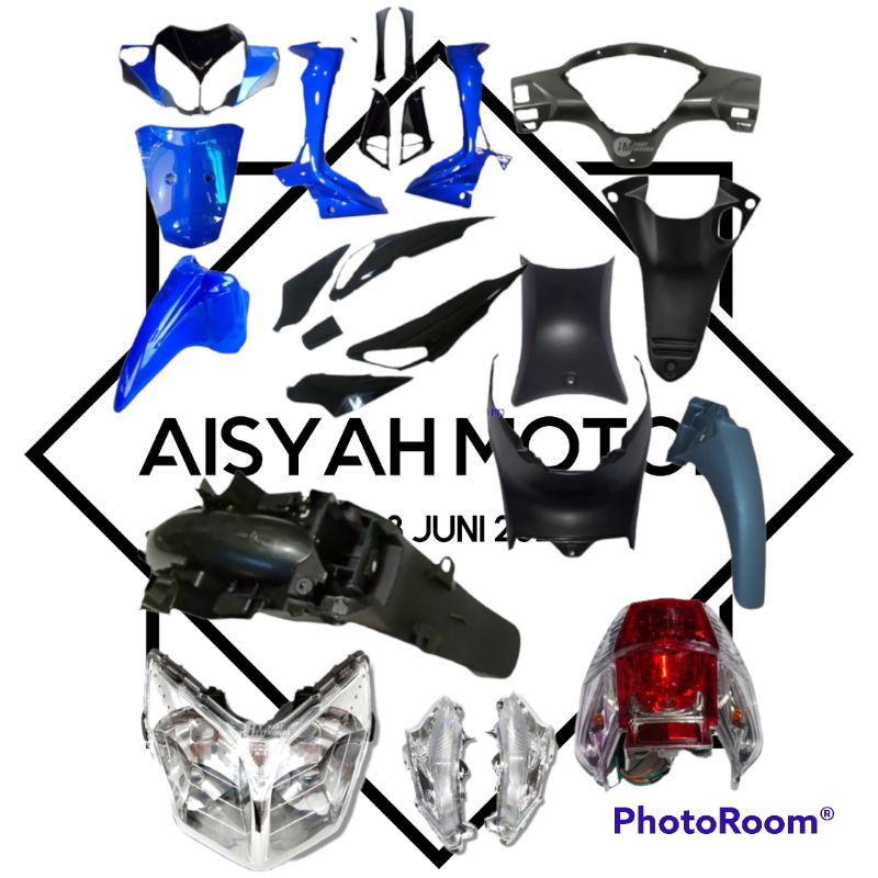 Jual Full Bodi Dan Lampu Honda Supra X 125 Batman Warna Biru | Shopee ...