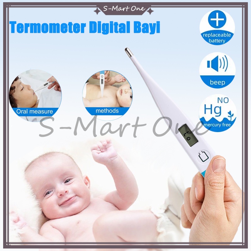 Jual Termometer Digital Bayi /Baby Anak Termometer Mulut / Dewasa ...