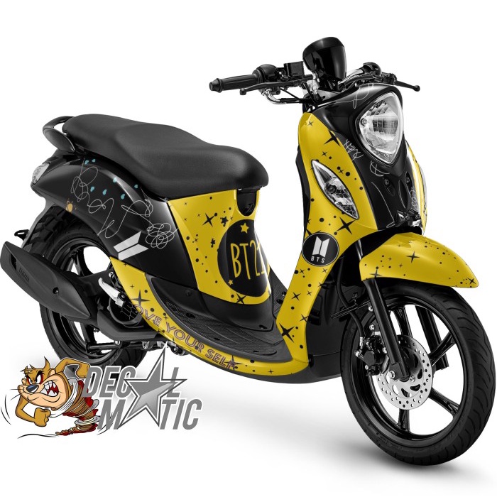 Jual Stiker Full body + Decal Dashboard Yamaha Fino FI / Karbu BTS BT21 ...